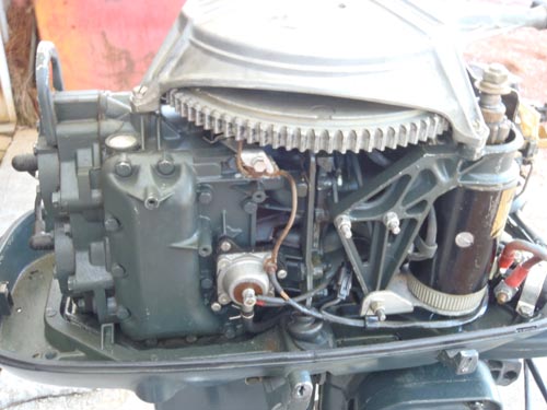 1971 40 hp Johnson Outboard Antique Boat Motor For Sale