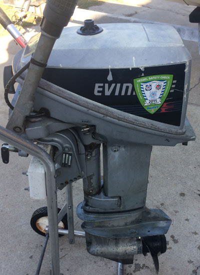 EVINRUDE 15 HP OUTBOARD
