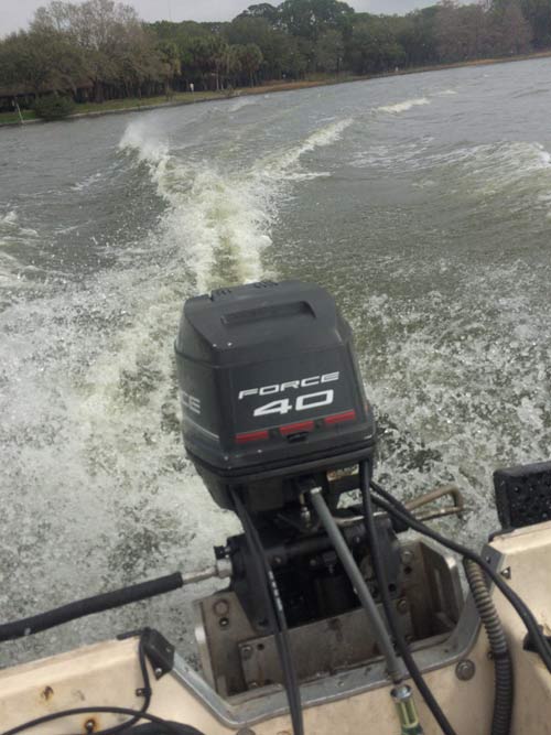 40 hp Force Outboard Boat Motor For Sale.