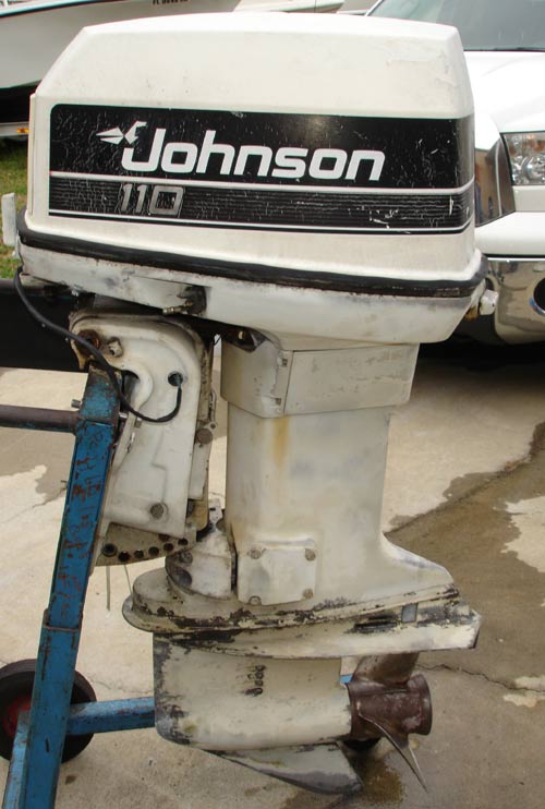 110 hp Johnson Outboard Boat Motor For Sale