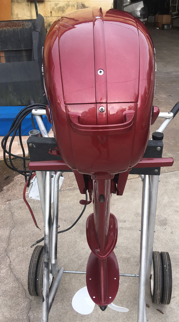 1954 25 hp Johnson RD-15 For Sale Restored Vintage Antique Outboard.