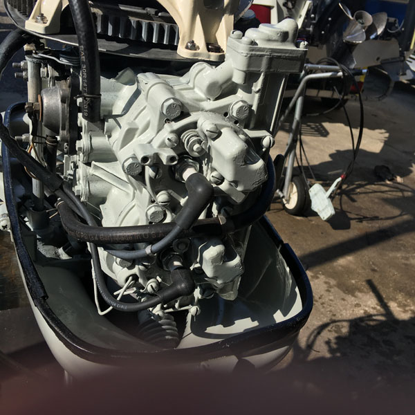 1966 40 hp Johnson Outboard Antique Boat Motor For Sale