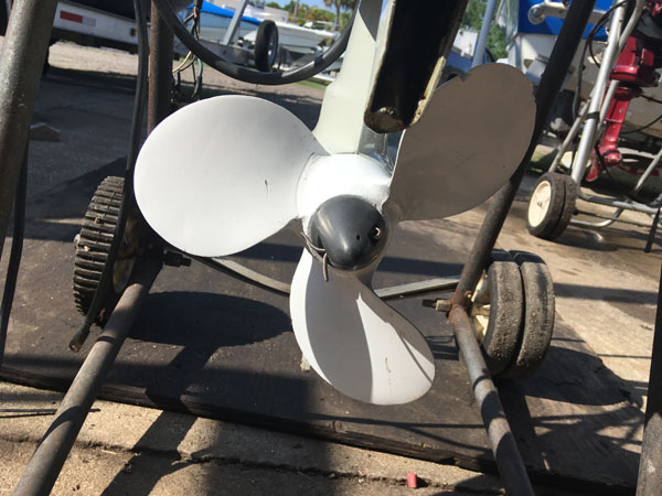 1966 40 hp Johnson Outboard Antique Boat Motor For Sale