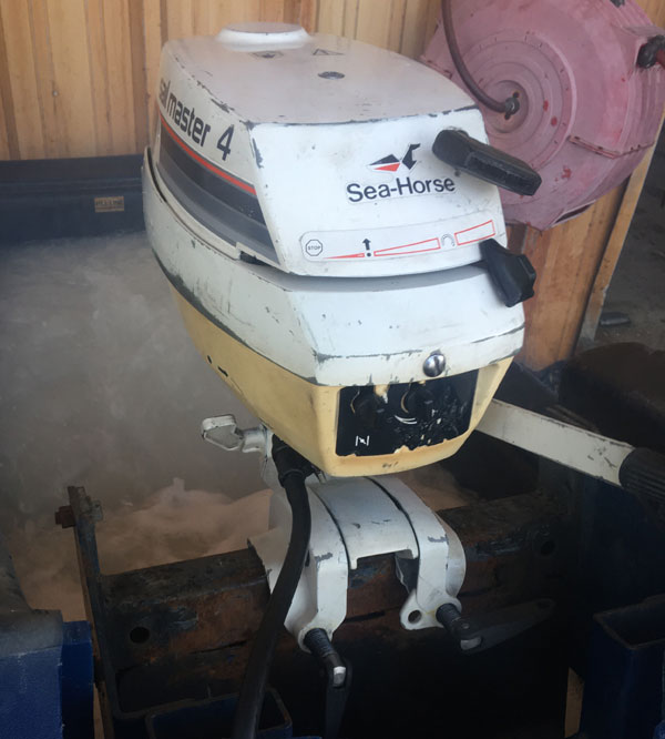 4 hp Sail Master Long Shaft Outboard