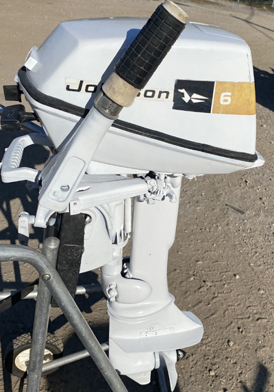 Used 6 hp Johnson Outboard Motor Johnson Evinrude Boat Motors
