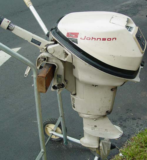 Johnson 9.5 hp Outboard Boat Sportwin Used Johnsons Outboards