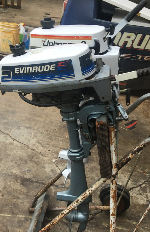 Used 2hp Evinrude Outboard Motor For Sale