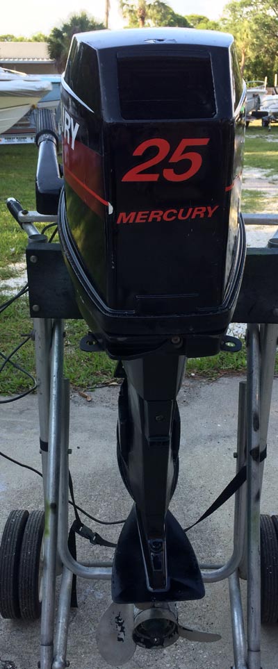 25 hp Mercury Outboard Boat Motor For Sale