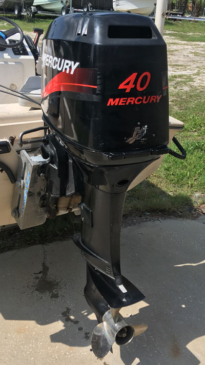 40 hp Mercury 2-Stroke Outboard For Sale