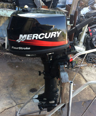 2004 Mercury 4 hp outboard boat motor