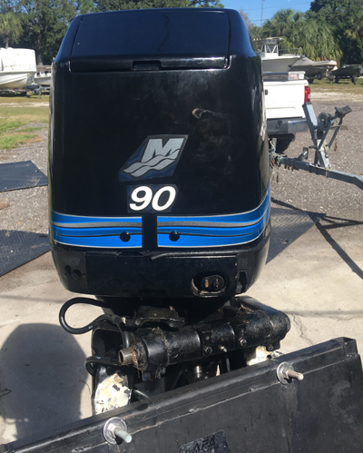 90 hp Mercury Outboard Boat Motor For Sale