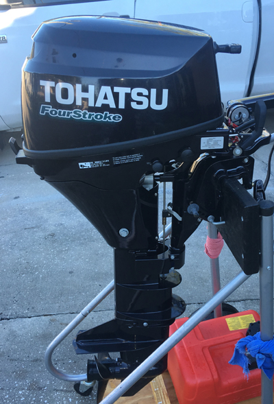 8hp 4 Stroke Tohatsu Outboard For Sale