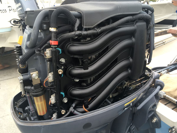 60 hp Yamaha 4-Stroke Outboard.